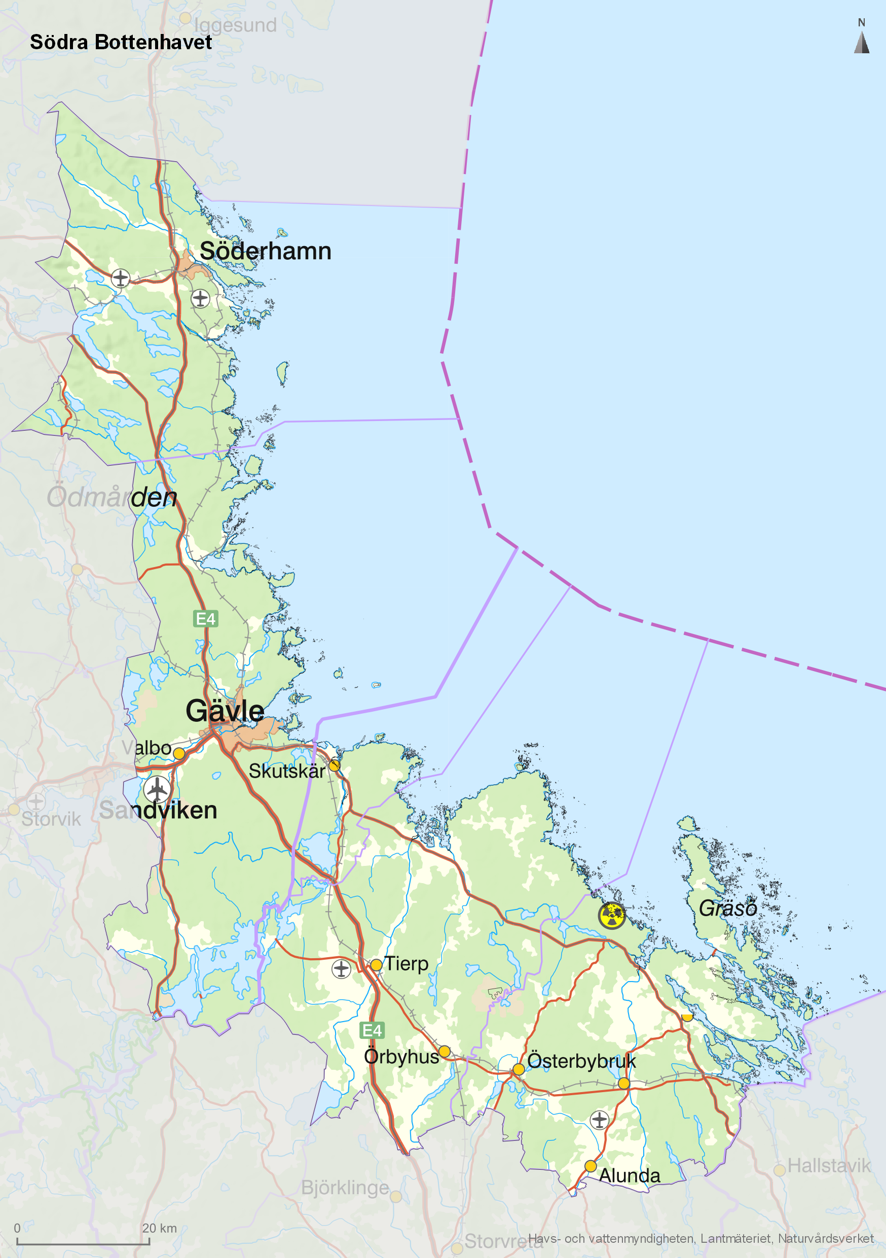 Pilot Södra Bottenhavet - Planering, förvaltning och samverkan - Havs ...